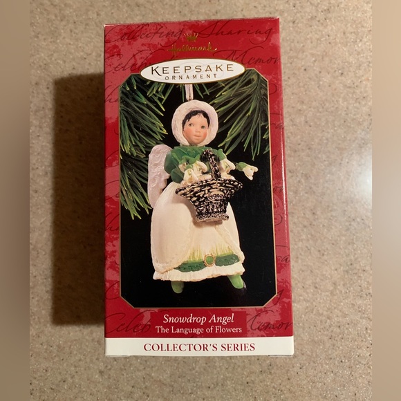 Hallmark | Holiday | 997 Hallmark Snow Drop Angel 2nd In Language Of ...